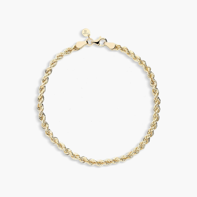 18ct gold bracelet 19 cm THE ROPE | JOSE LUIS Joyerías