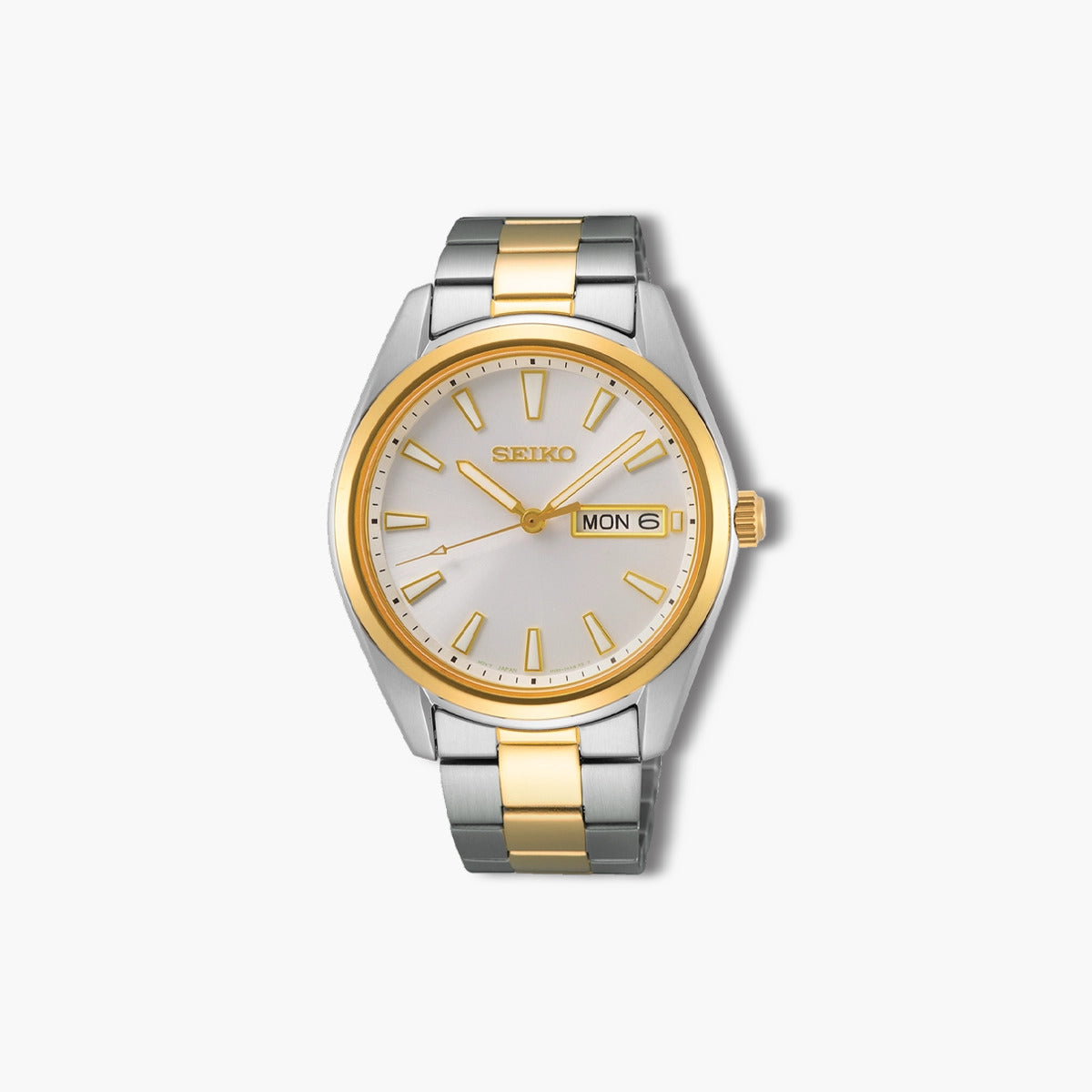 Seiko Neo Classic SUR446P1 two-tone steel Watch | JOSE LUIS Joyerías